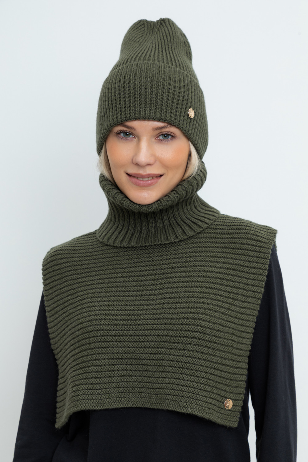 Манишки женские для мам, артикул: ЕВ 28001/24ш, цвет: полынь, Манишка ...